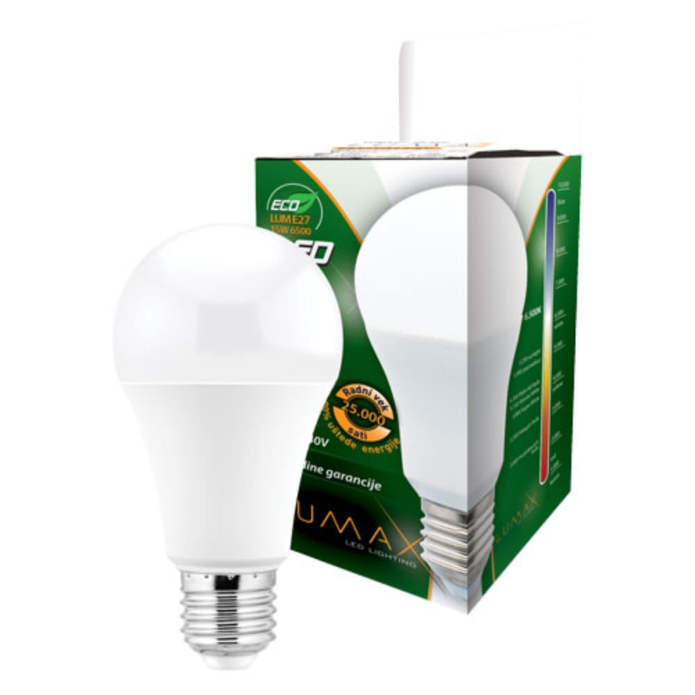 LUMAX ECO LUME27-15W 6500K LED sijalica