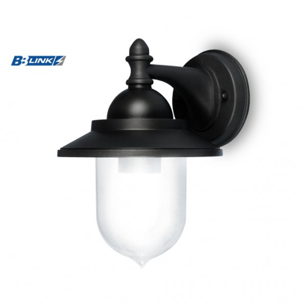 Zidna lampa AB1301 1xE27 IP44 Crna