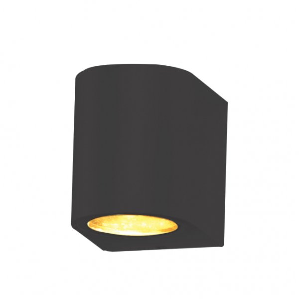 Zidna lampa W10401 1xGU10 IP65 Tamno siva