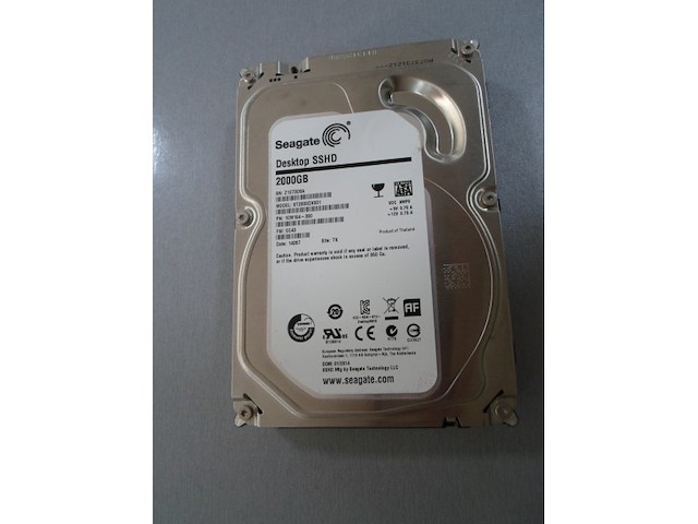 Seagate 2TB SSHD (ST2000DX001) Hard disk 3.5`