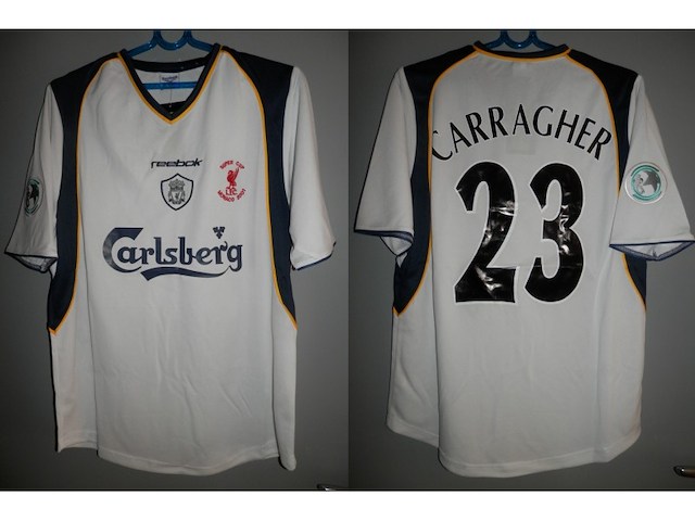 Liverpool dres 2001-02 Jamie Carragher 23