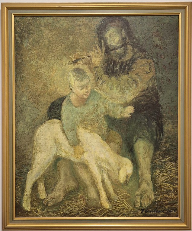 JOVICA PRVULOVIC – ULJE NA PLATNU 2000 GOD. – 90X74CM – VRHUNSKA SLIKA