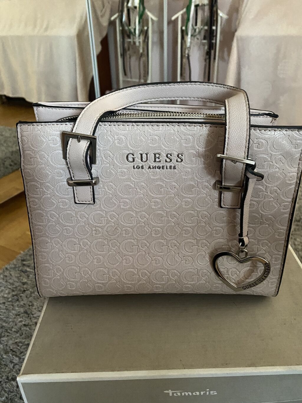 Torba za rame, Guess, Materijal: Koža