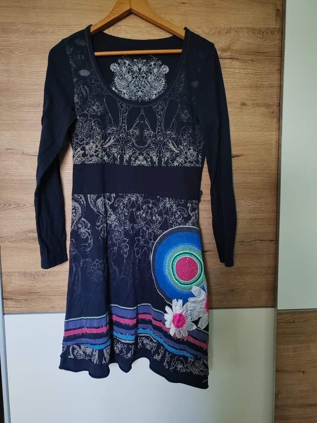 Desigual M (EU 38), L (EU 40), bоја - Šareno, Oversize, Dugih rukava