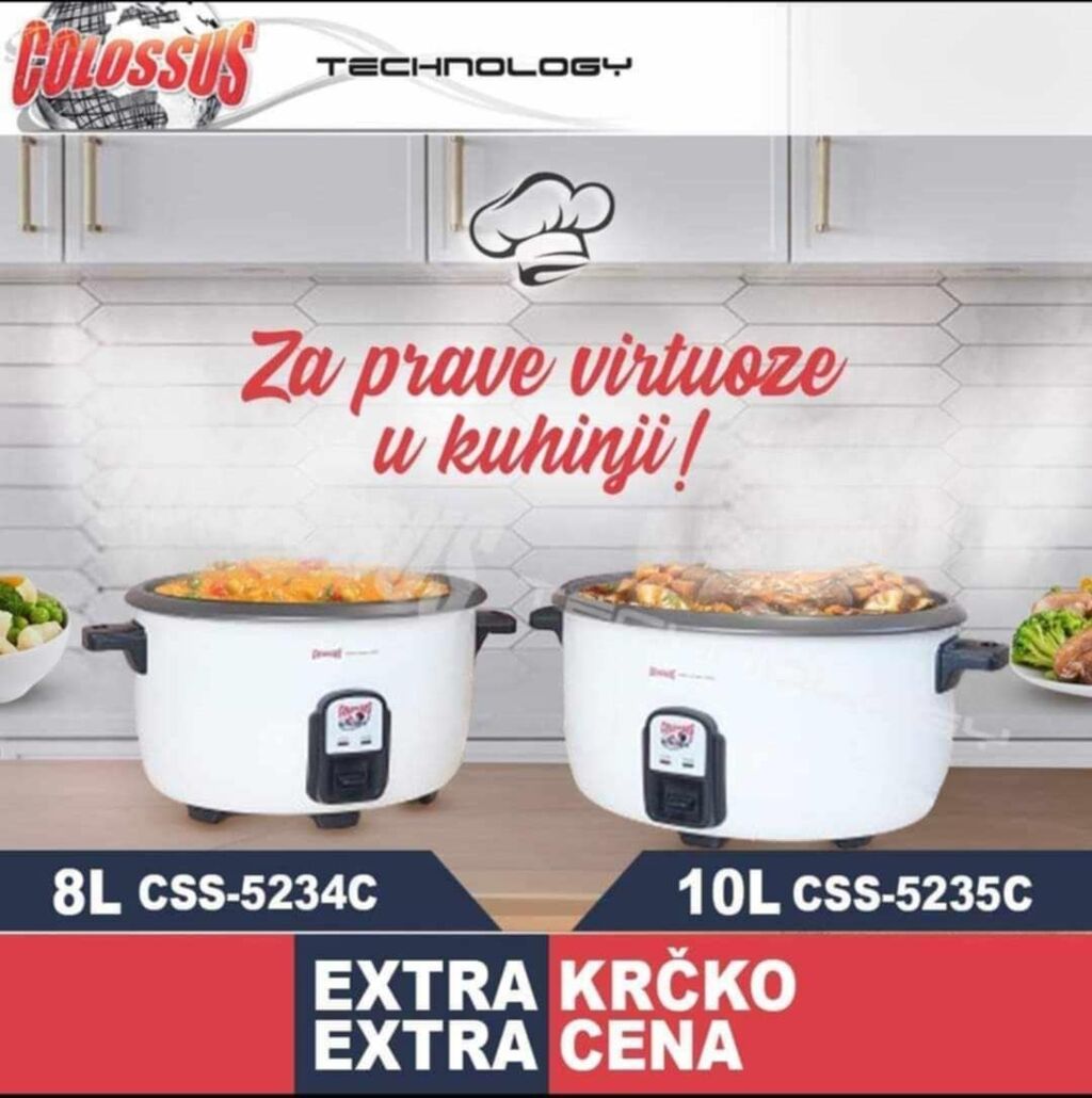       COLOSSUS Aparat za kuvanje ✅️8l - 7400 din ✅️10l - 8800 din