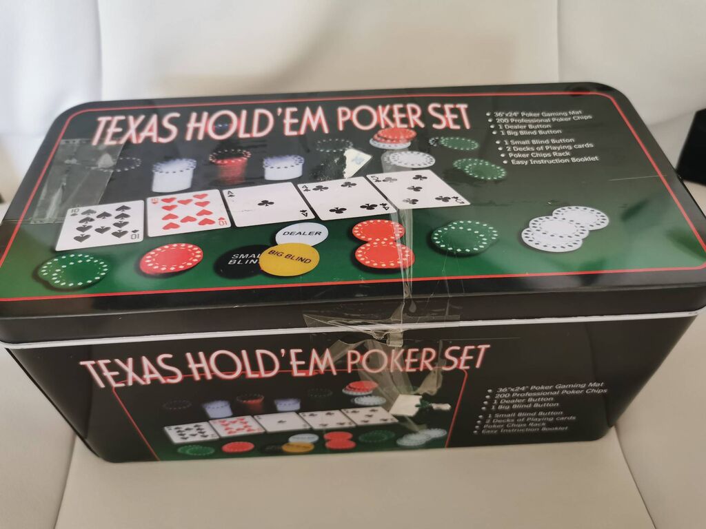 Texas poker, drustvena igra, sve sta vam je potrebno je u ovom