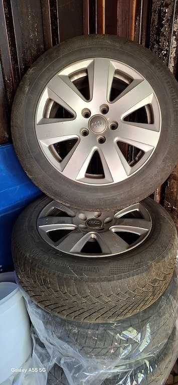 4 Alu Felne 5x112 AudijeveNisu krive, nisu farbane imaju po koju