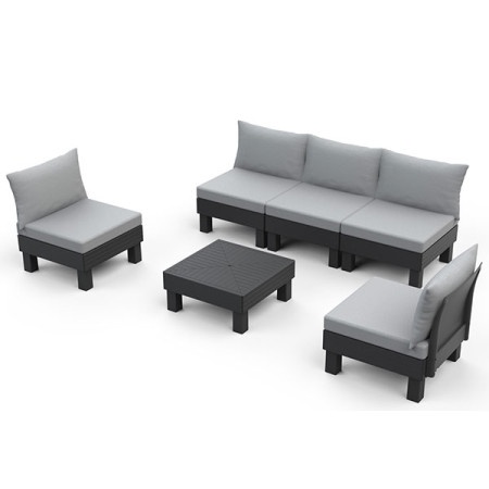 Keter Baštenski set cantara elements 5 seater, grafit ( CU 257361 )