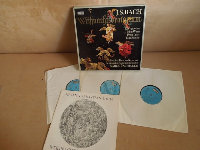 j.s.bach-weihnachtsoratorium - 3lp -  germany press