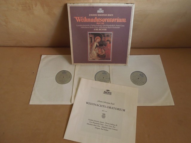 johann sebasian bach-weihnnachtsoratorium--3lp germ.pre