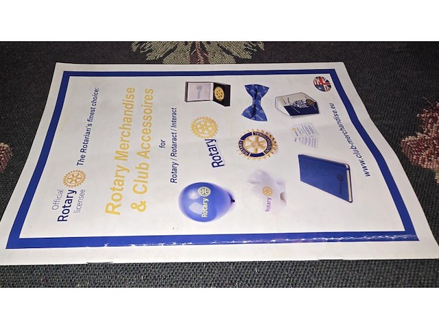 Rotary merchandise &; club accessories