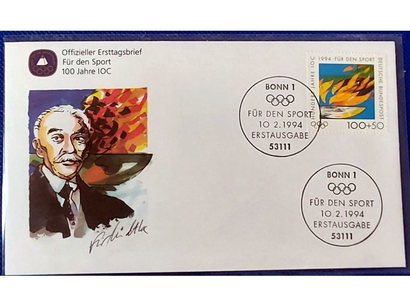 Nemačka BRD FDC 1994. Olimpijada