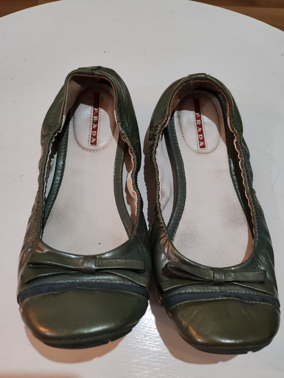 PRADA ORIGINAL PATENT LEATHER BALETANKE 36/36.5