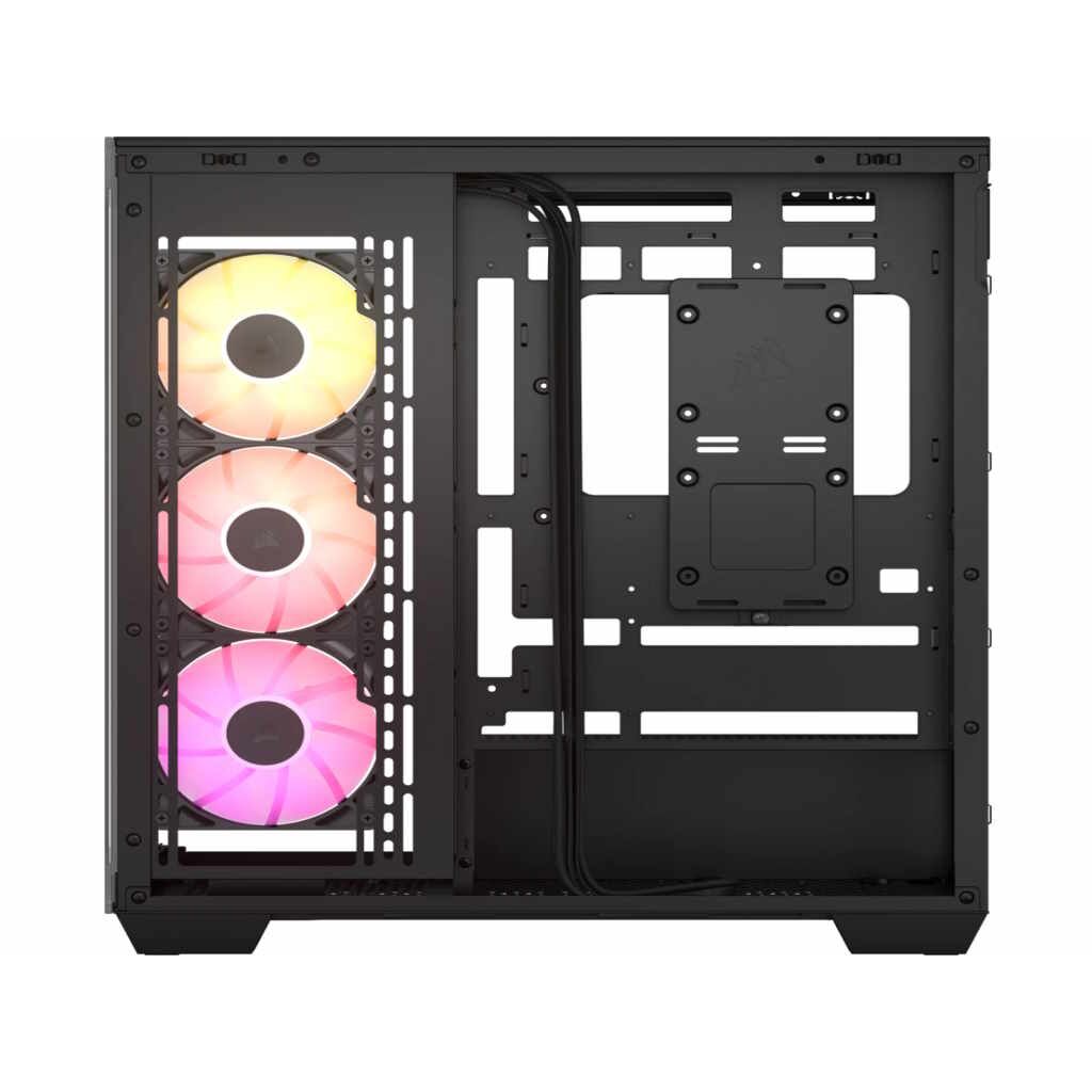 Kućište CORSAIR 3500X Mid-Tower/ATX/kaljeno staklo/bez napajanja/ARGB/crna