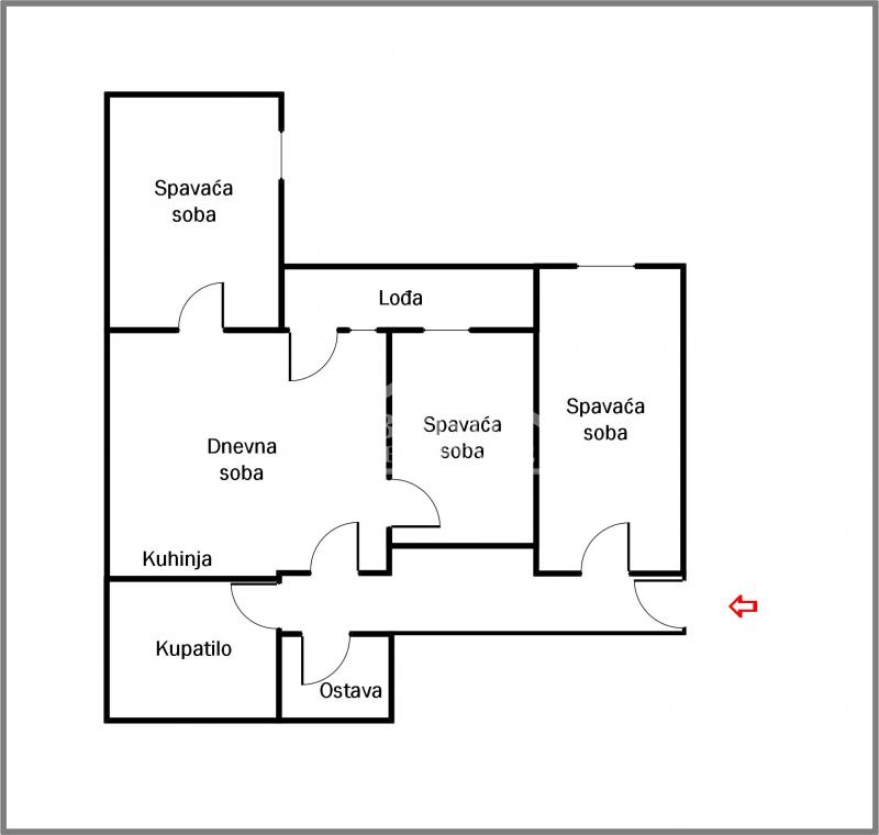 Palilula - Botanička Bašta - 3.5 ID#23143 229.900 €