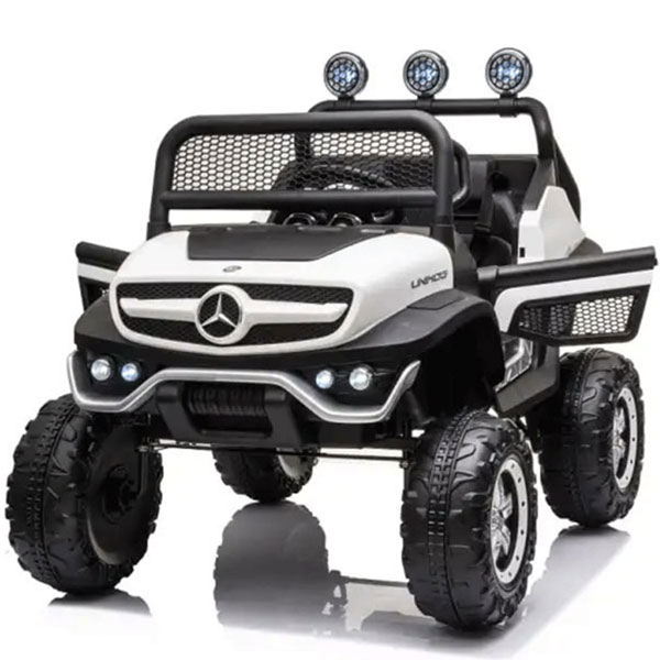 Auto na akumulator (12V) JL-199 Mercedes-Benz Unimog - White BBO JL-199WHITE