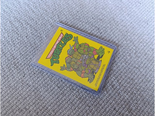 Turtles Nindza Kornjace TOPPS kartica - redja