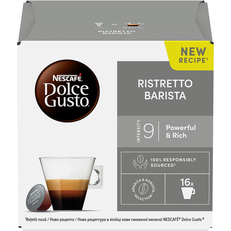 Dolce Gusto kaps ristretto barista 16/1 104g nestle dolce gusto