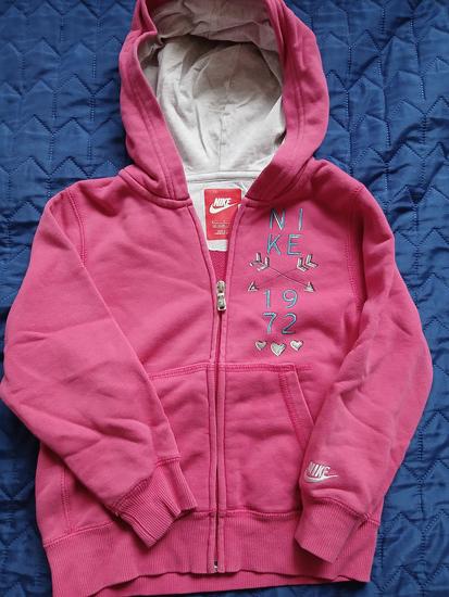 Nike roze duks na zip sa kapuljacom, 104-110