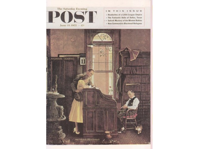 NORMAN ROCKWELL / The marriage license - perfekT