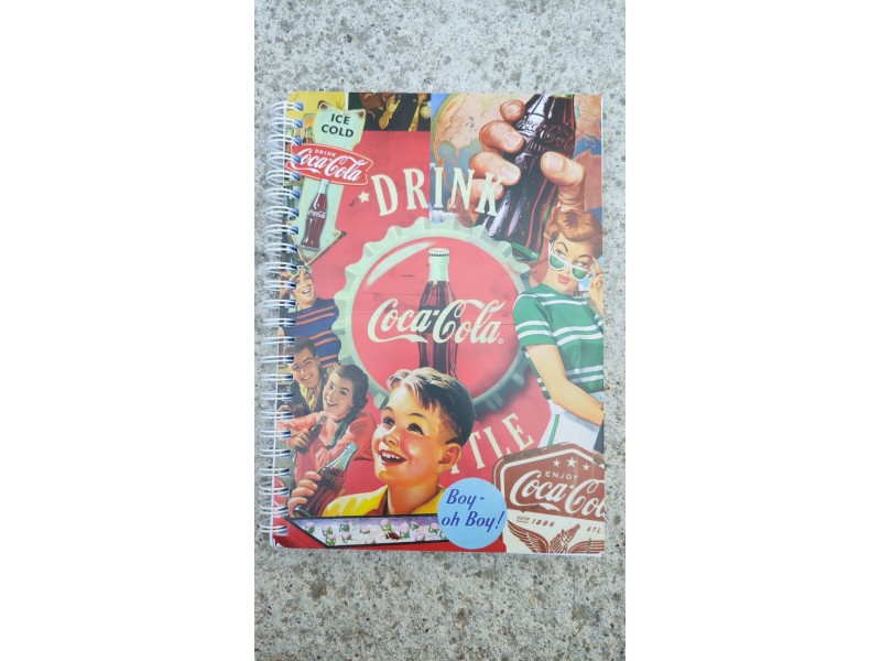 COCA COLA RETRO SVESKA A5 40KOM NOVO