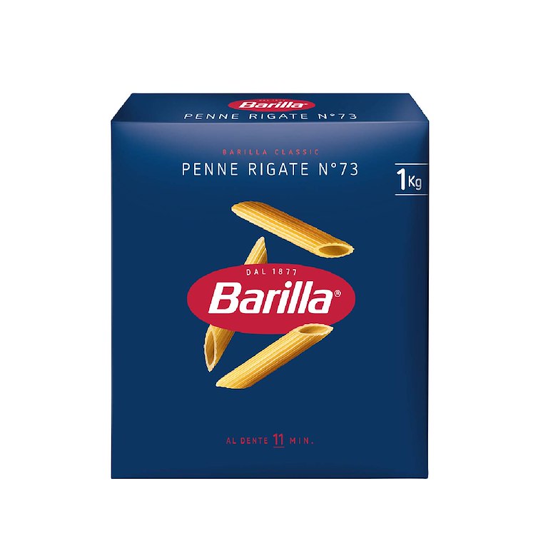 Barilla testenina Penne Rigate 1kg Barilla