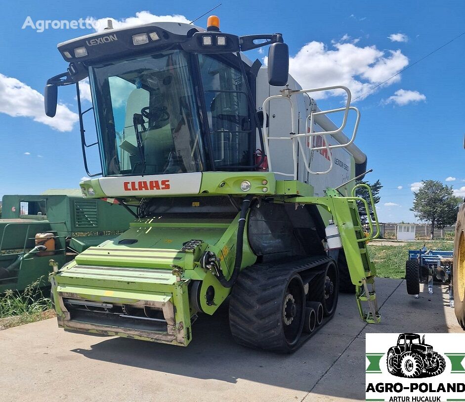 Claas LEXION 580 TT - 3326 h - 2008 ROK - QUANTIMETER - VARIO 750 - LA kombajn za žito