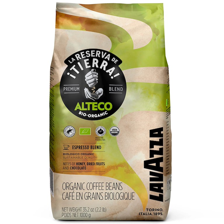 Lavazza Tierra! Alteco Bio-Organic 1kg | Espresso Kafa u Zrnu