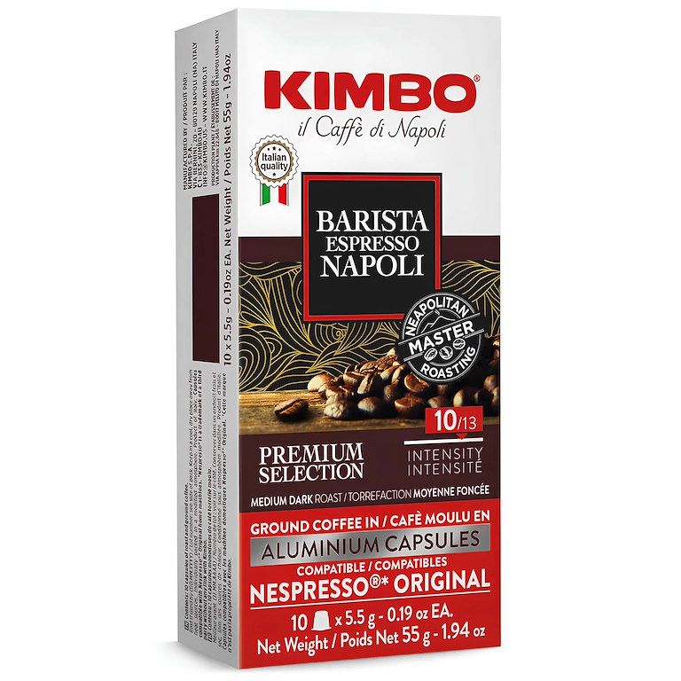 Kimbo Barista Espresso Napoli 10/1 | Nespresso Kompatibilne ALU Kapsule