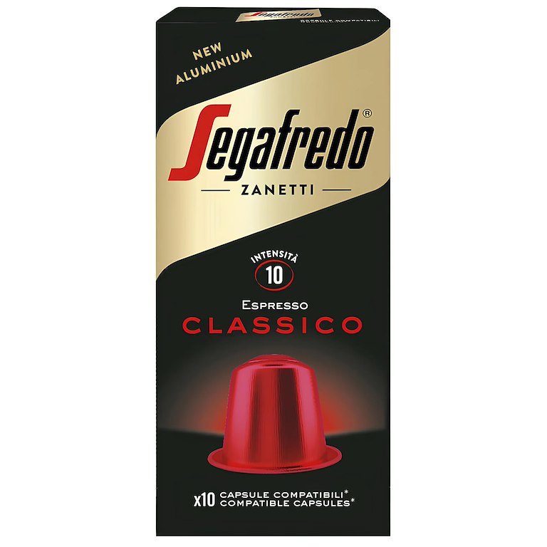 Segafredo Zanetti Espresso Classico 10/1 | Nespresso Kompatibilne ALU Kapsule