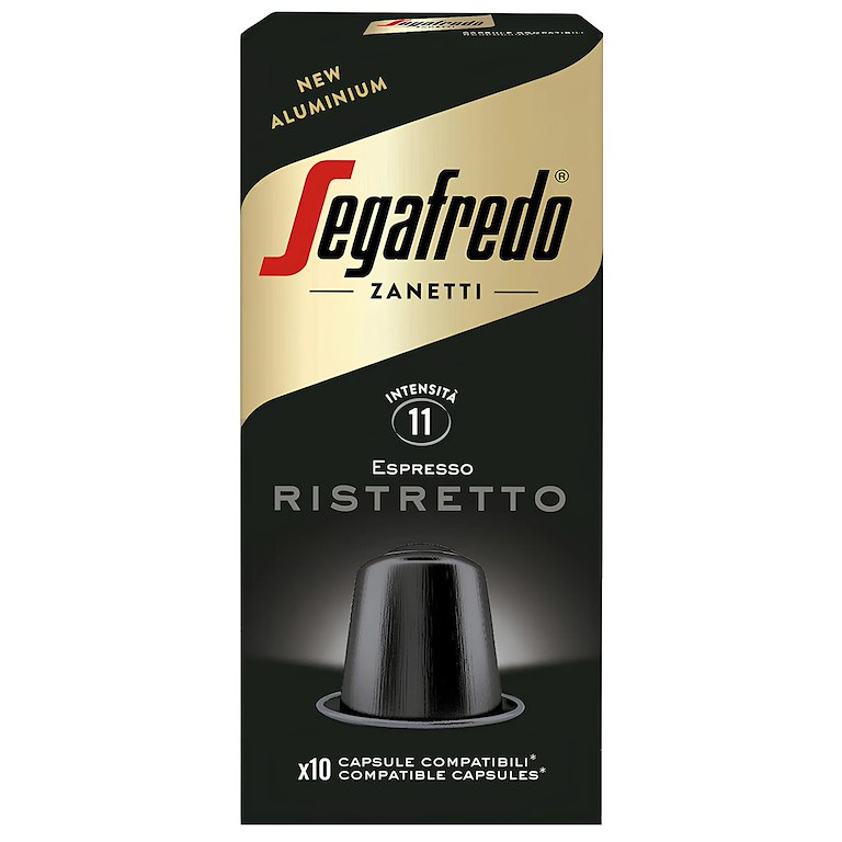 Segafredo Zanetti Espresso Ristretto 10/1 | Nespresso Kompatibilne ALU Kapsule