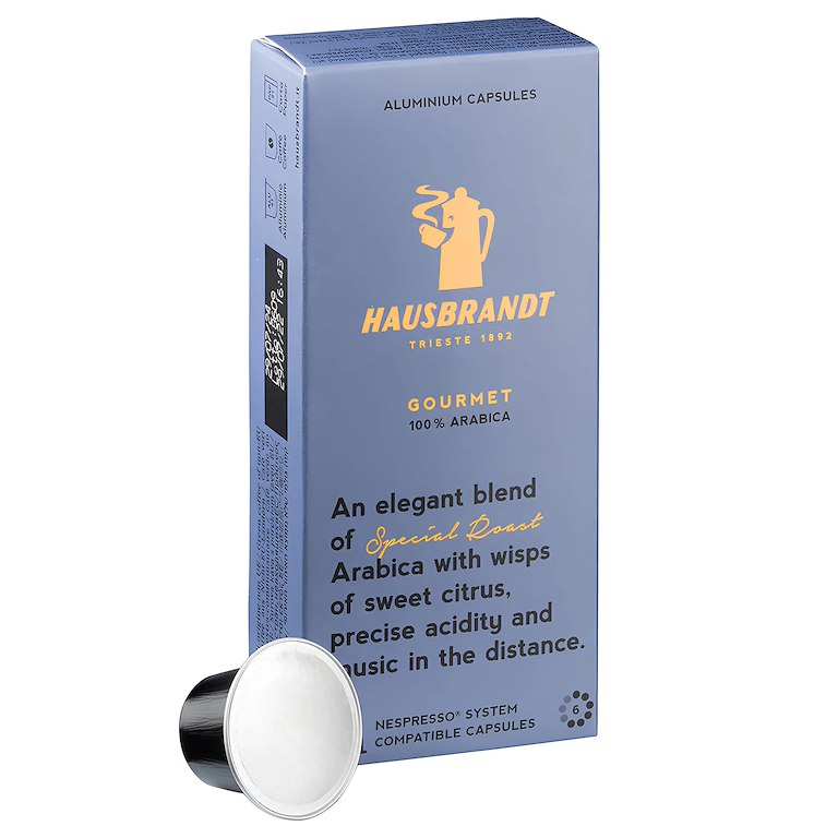 Hausbrandt Gourmet 10/1 | Nespresso Kompatibilne Kapsule