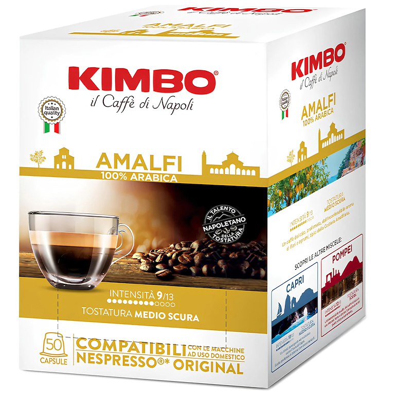 Kimbo Amalfi 50/1 | Nespresso Kompatibilne Kapsule