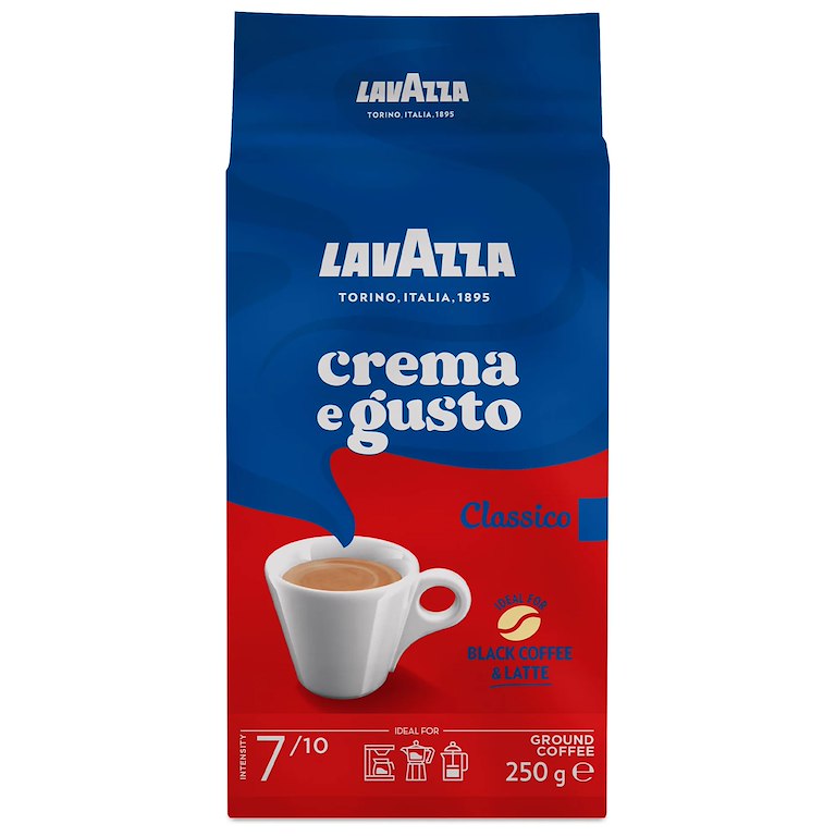 Lavazza Crema e Gusto 250g | Mlevena Espresso Kafa