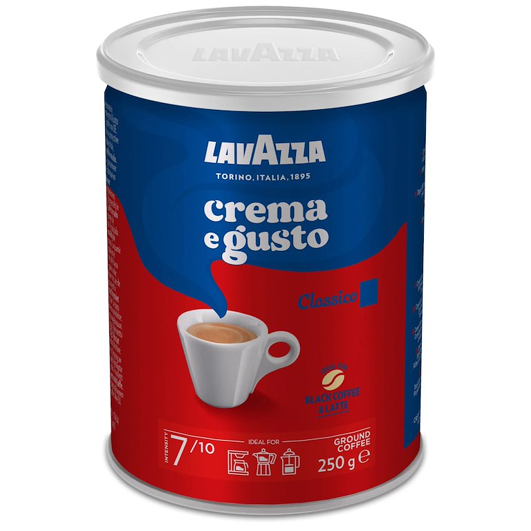 Lavazza Crema e Gusto 250g (Limenka) | Mlevena Espresso Kafa