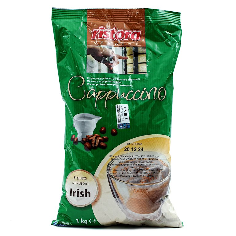 Ristora Instant Cappuccino Irish 1kg | Instant Napitak