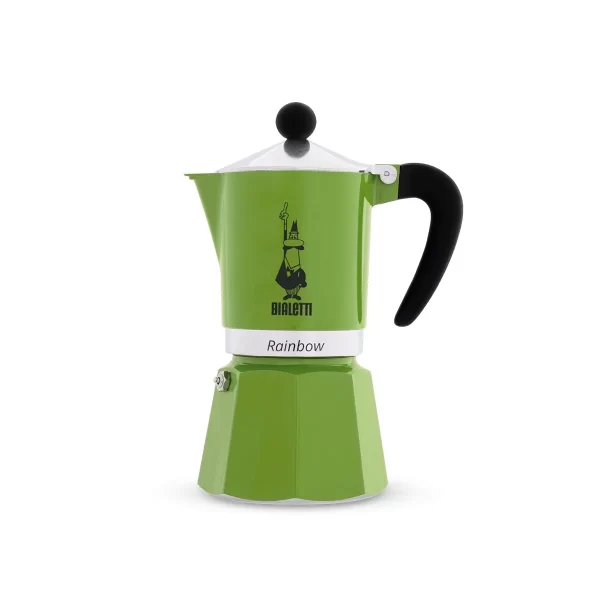 Bialetti Rainbow Verde moka pot