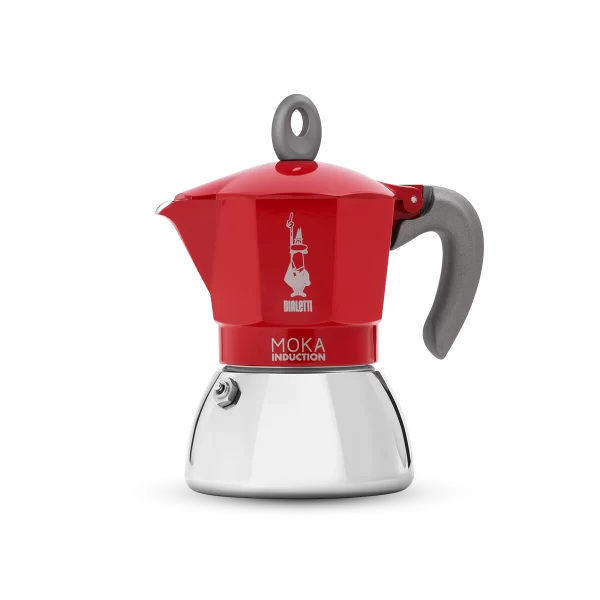 Bialetti Moka Induction 4 Cups Red