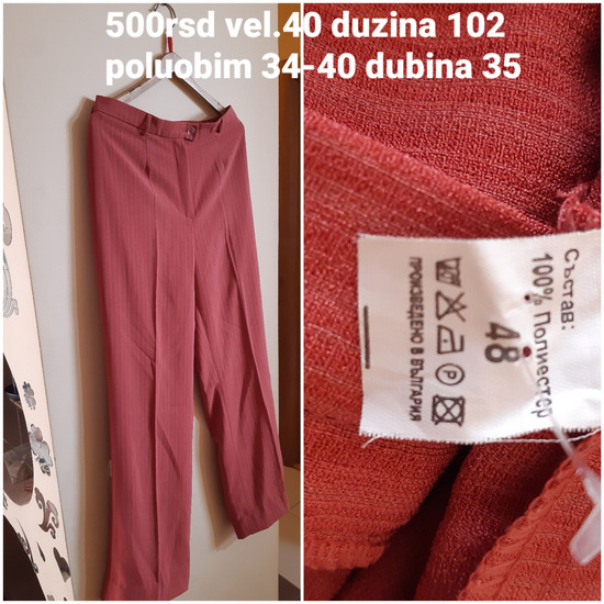 Zenske pantalone vel.L-XL 200 din