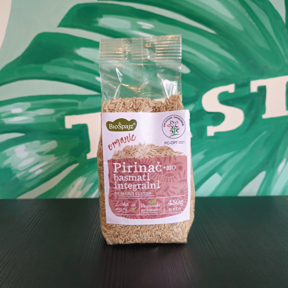 Bio Špajz – Organski Basmati Integralni Pirinač 450g