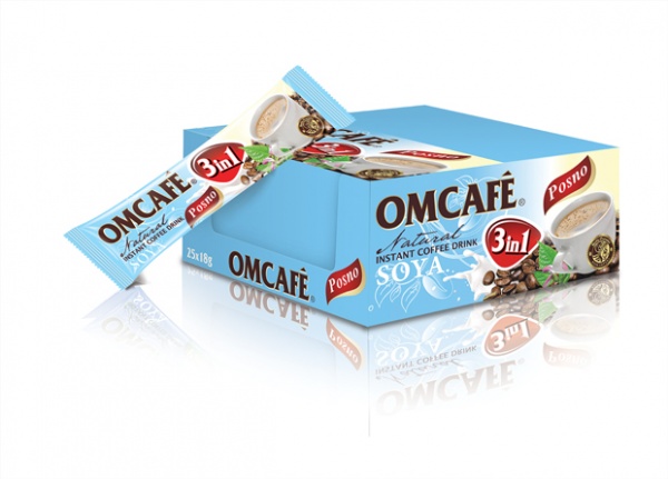 OMCAFÉ 3 in 1 Soya Natural