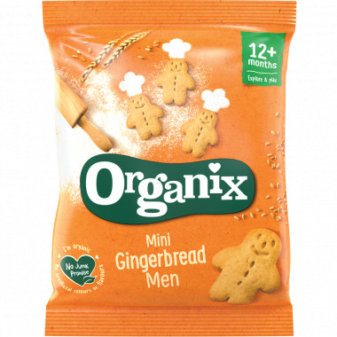 ORGANIX organski biskviti sa đumbirom, 12m+, 25g