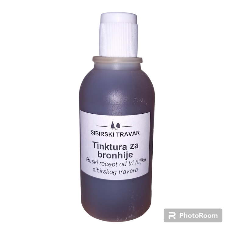 ​Tinktura za bronhije 100 ml (Настойка для здоровья легких)