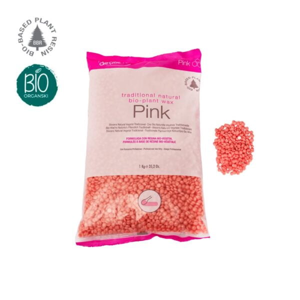 BIO PINK Topli vosak za depilaciju – 1 kg u perlama – Depilève