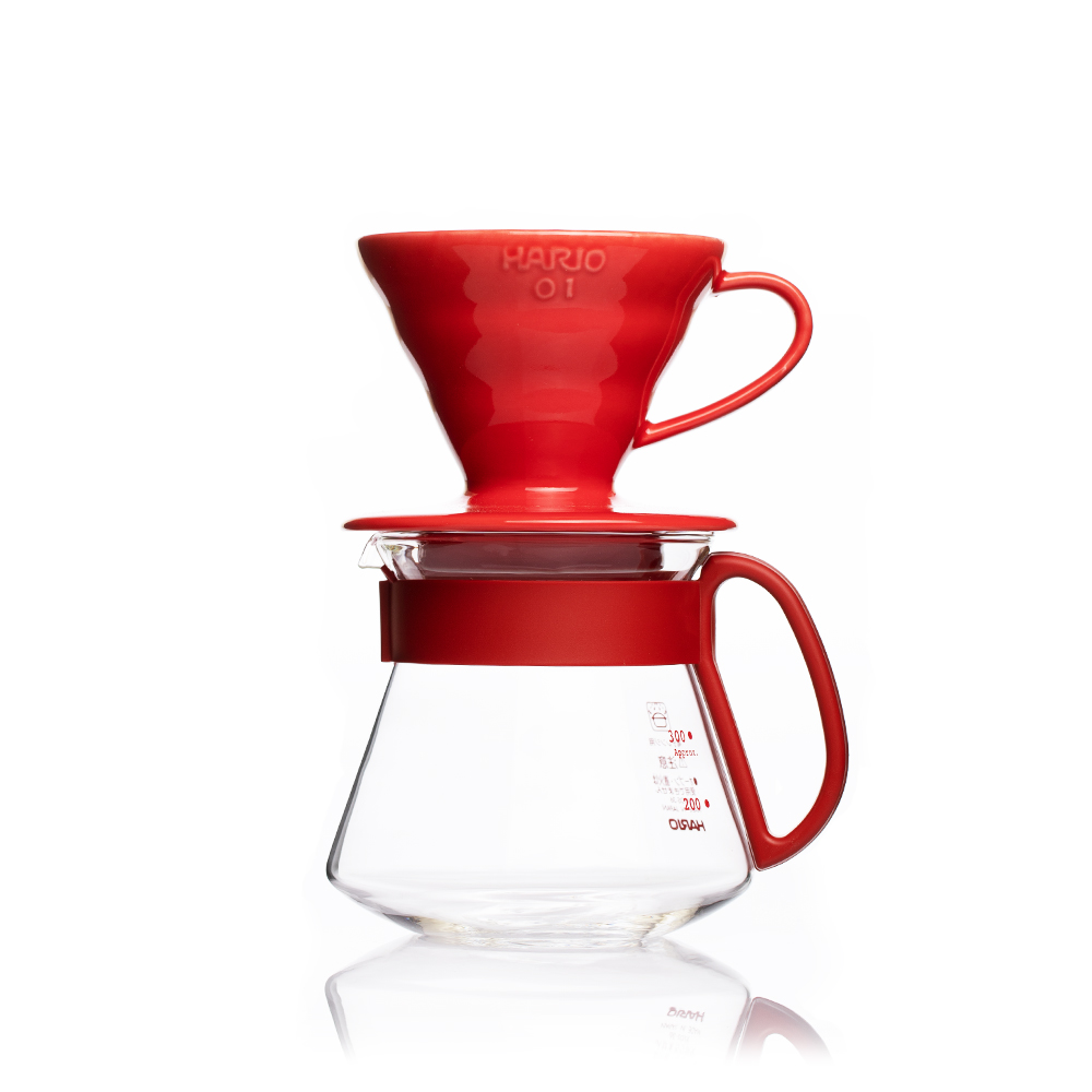 Hario V60 Ceramic Set Crveni