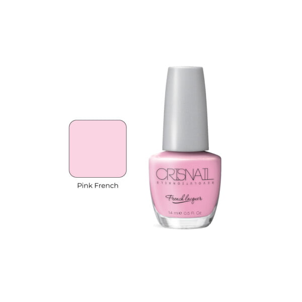 Lak za nokte za francuski manikir Pink French, 14ml – Crisnail