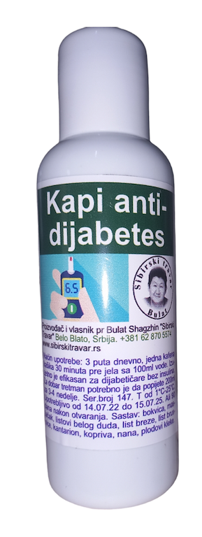 ​Anti-dijabetes 100 ml (настойка против диабета)