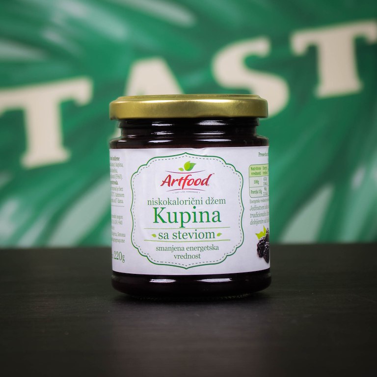 Artfood – Džem Stevia Kupina 220g