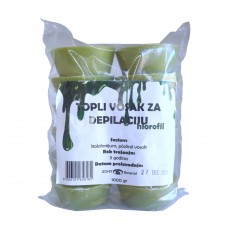 Topli vosak za depilaciju - Hlorofil 1kg