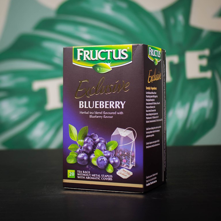 Fructus – Čaj Exclusive Borovnica 44g